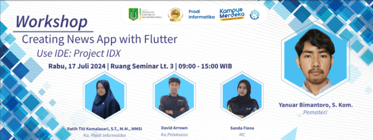 Workshop Membuat Berita dengan Flutter Menggunakan IDE Project IDX di Universitas Nasional ...